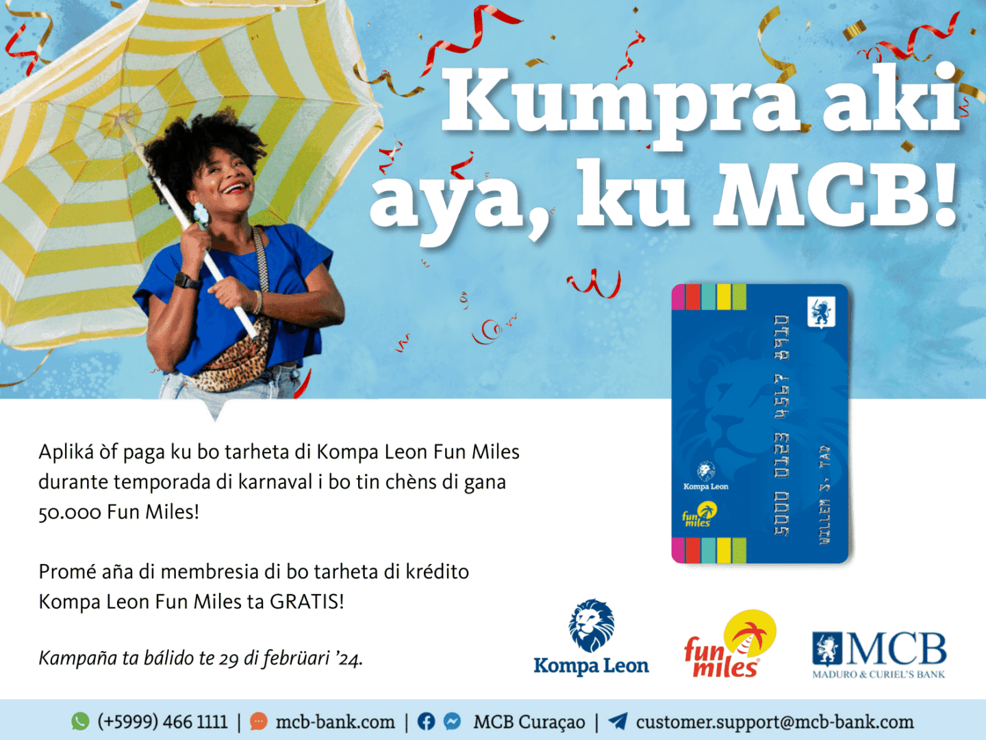 Kumpra aki - Maduro & Curiel’s Bank