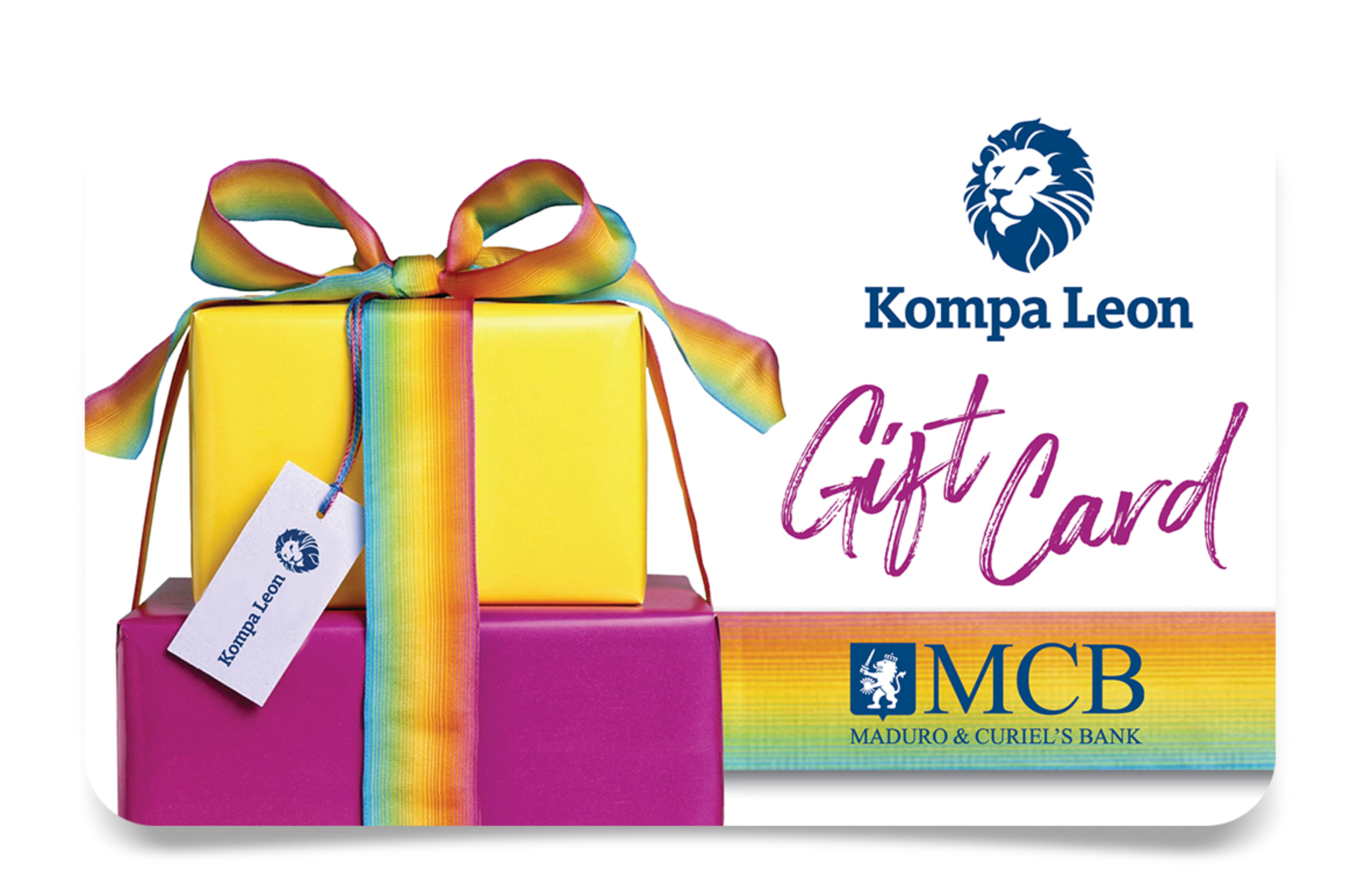 Kompa Leon Gift Card - MCB Curacao EN