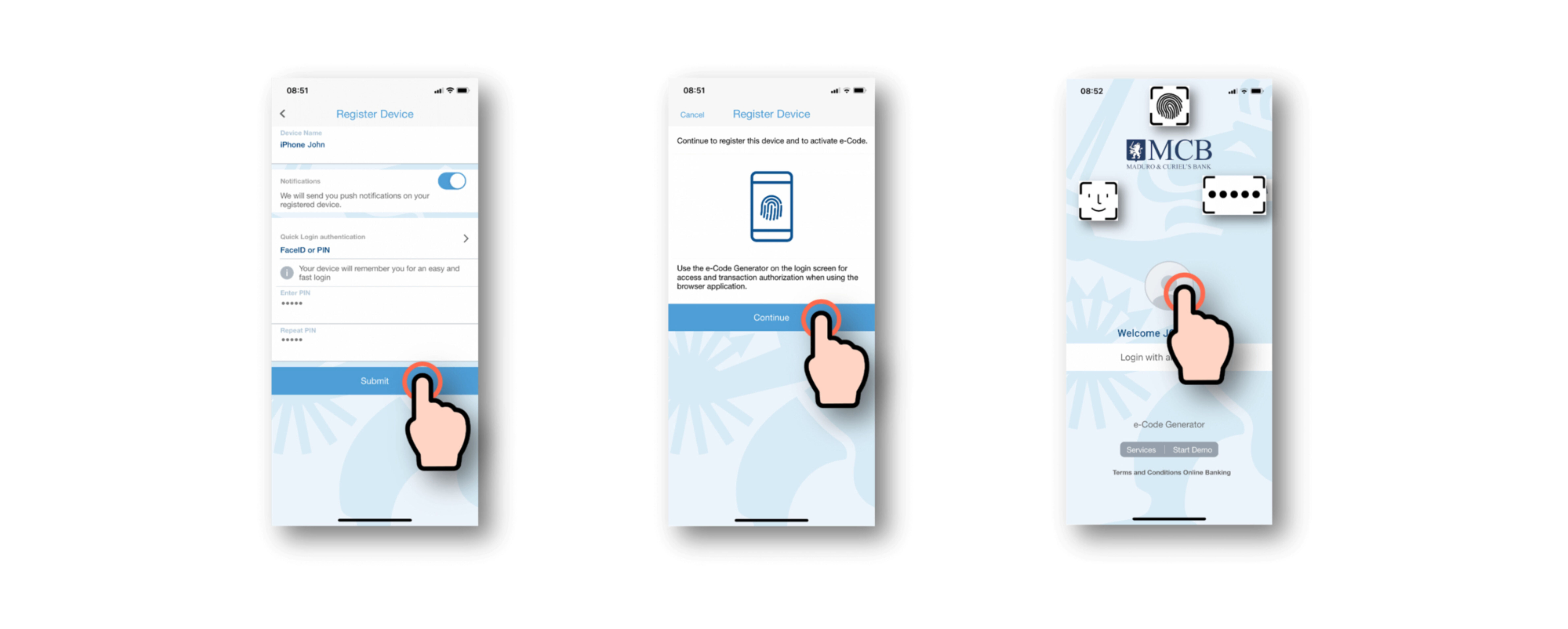 e-Code - MCB Curacao EN
