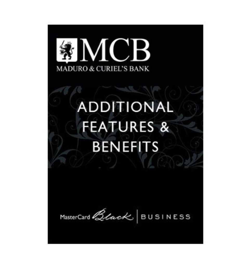 Business - Credit card Features & Benefits - Maduro & Curiel’s Bank